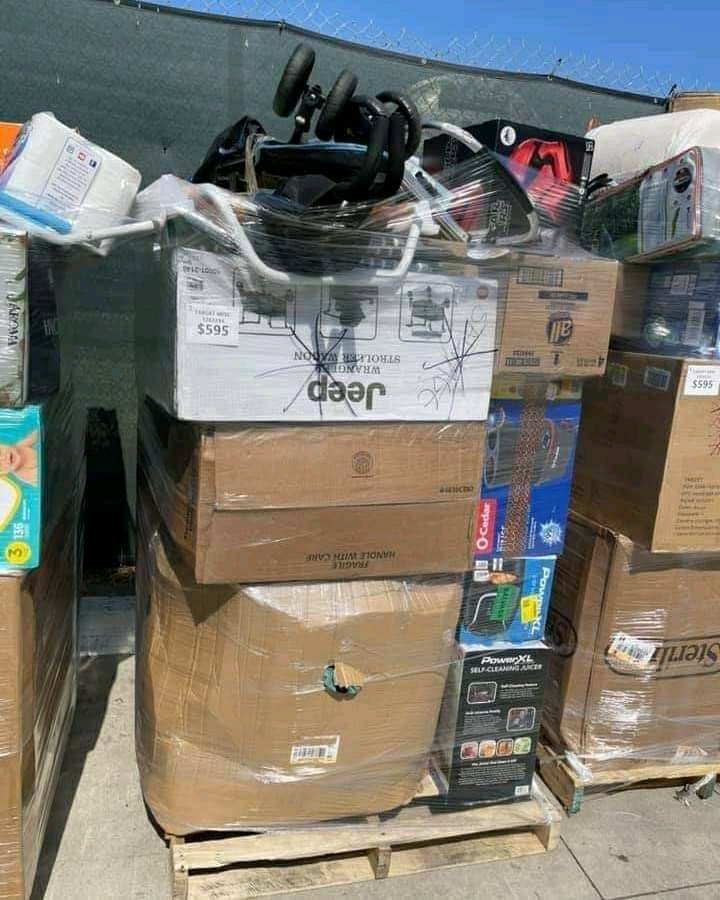 TRGT Bulk Overstock Pallets – Standard Wholesale Pallets Liquidation